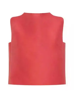 VIOLANTE NESSI Son Silk Top - Red