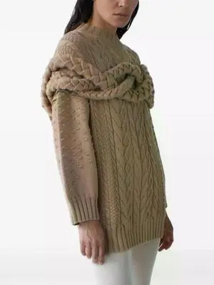 VIOLANTE NESSI Tornatore Cable-knit Sweater