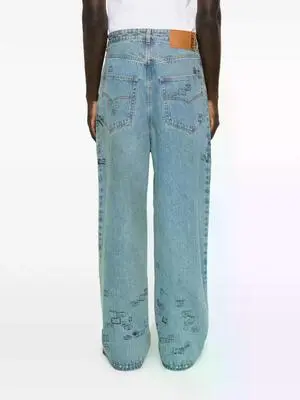 Vetements Stamp-print Jeans