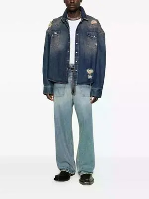 Vetements Distressed Jeans
