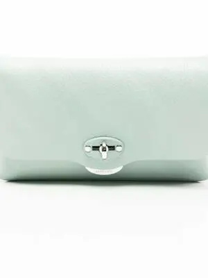 ZANELLATO Small Lettera Turnlock Clutch - Blue