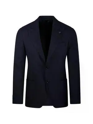 LARDINI Single-breasted Blazer - Blue