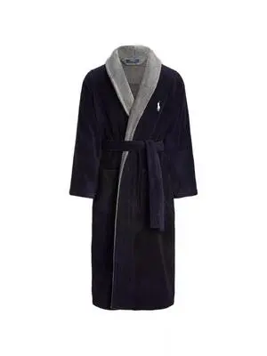 Polo Ralph Lauren Logo-detail Robe - Blue