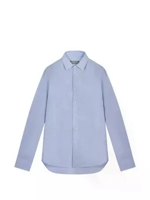 Canali Checked Shirt - Blue