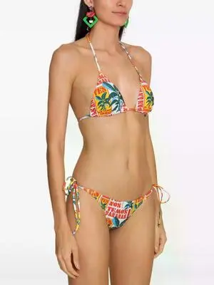 AMIR SLAMA Printed Two-piece Bikini