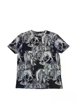 LOUIS VUITTON Chapman Brothers Animals Short-sleeve T-shirt - Black