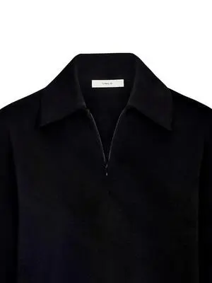 Vince Collared Zip Polo Shirt