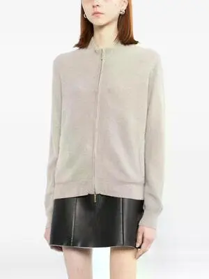 N.peal Honeycomb Zip-up Cardigan