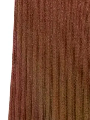 N.peal Pleated Skirt - Brown