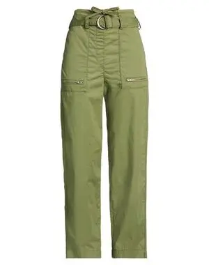 Maje Pants Military Size Cotton - Green