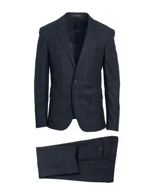 TRUSSARDI Suit Midnight Size Virgin Wool, Polyester, Elastane - Blue