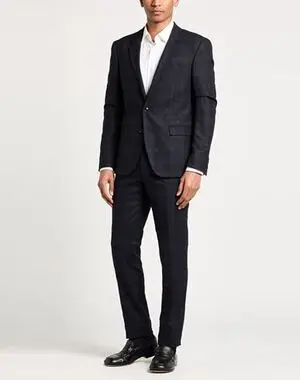 TRUSSARDI Suit Midnight Size Virgin Wool, Polyester, Elastane