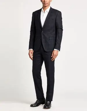 TRUSSARDI Suit Midnight Size Virgin Wool, Polyester, Elastane