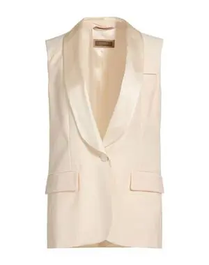 Peserico Notched Lapel Vests For Women