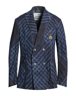 VIVIENNE WESTWOOD Blazer Size Cotton, Elastane - Navy
