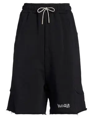 DISCLAIMER Shorts & Bermuda Shorts Size Cotton - Black