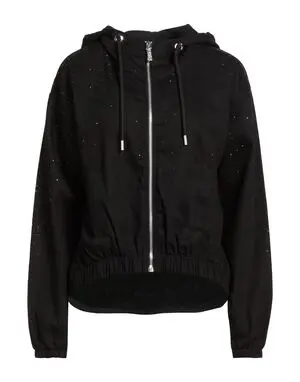DISCLAIMER Cotton Gabardine Jacket With Crystals