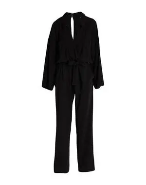 Maje Jumpsuit Size Acetate, Polyester - Black