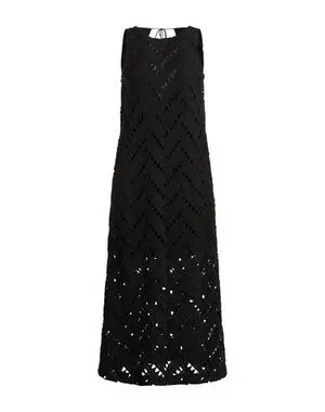 Alpha Studio Maxi Dress Size Cotton - Black