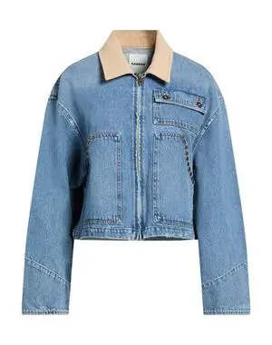 Sandro Denim Trucker Jacket - Blue