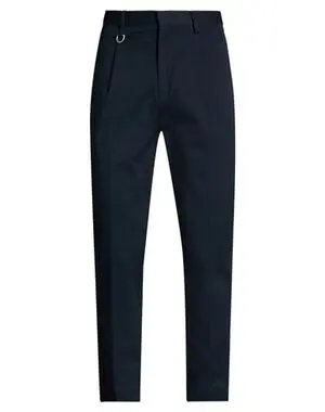 PAOLO PECORA Pantalone Tessuto Pants Midnight Size Cotton, Elastane - Blue