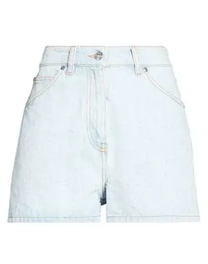 MSGM Denim Shorts Size Cotton - Blue