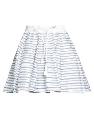 Sandro Mini Skirt Size Linen, Viscose, Polyamide - Blue