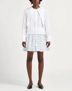 Sandro Mini Skirt In Linen And Viscose Blend