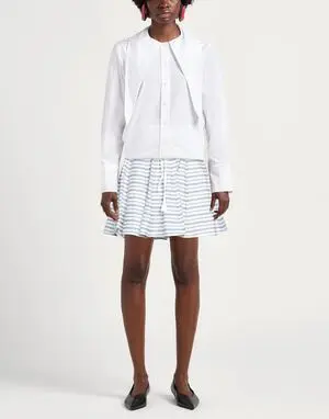 Sandro Mini Skirt In Linen And Viscose Blend