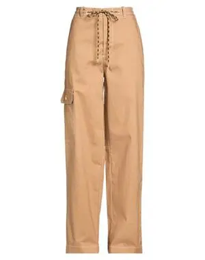 Sandro Pants Camel Size Cotton - Beige