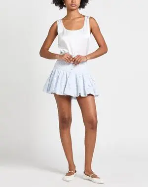 Sandro Flared Broderie Anglaise Mini Skirt