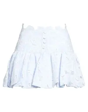 Sandro Flared Broderie Anglaise Mini Skirt