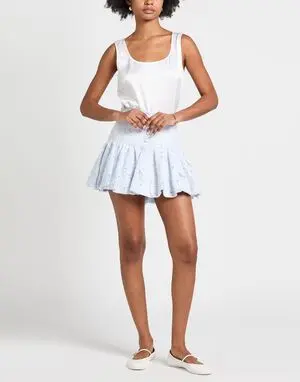 Sandro Flared Broderie Anglaise Mini Skirt