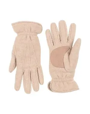 Giorgio Armani Neve Gloves Size Wool, Cashmere, Ovine Leather - Beige