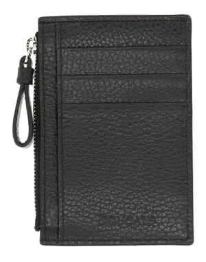 DOUCAL'S Cardholder Calfskin - Black