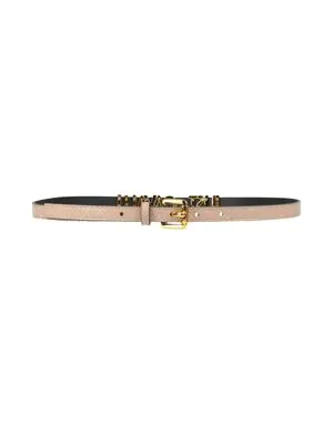 Just Cavalli Skinny Belt With Logo Appliqu