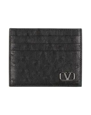 Valentino Garavani Cardholder Leather - Black