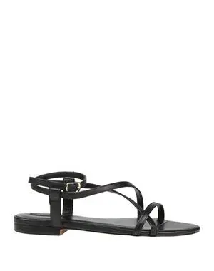 Patrizia Pepe Sandals Size Leather - Black
