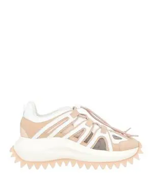 VIC MATIE Sneakers Light Brown Size Leather, Textile Fibers - Beige