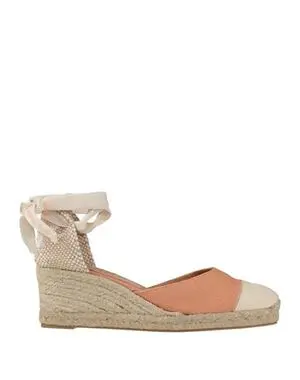 CastaÑer Espadrilles With Ankle Ties - Orange