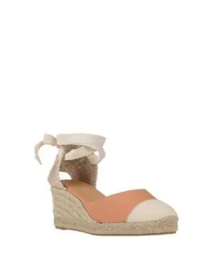 CastaÑer Espadrilles With Ankle Ties - Orange