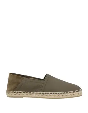 CastaÑer Espadrilles In Pebbled Leather And Suede - Green