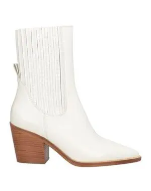 Ba&sh Ankle Boots Ivory Size Leather - White