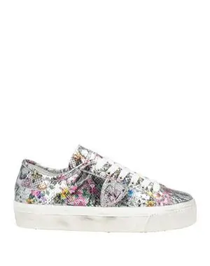 Philippe Model Paris Haute Leather Sneakers - Silver