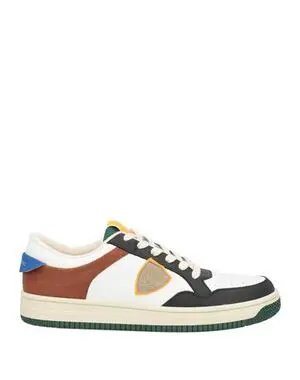 Philippe Model Lyon Sneakers Size Leather, Textile Fibers - White