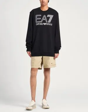EA7 Sweatshirt With Logo Print - Black