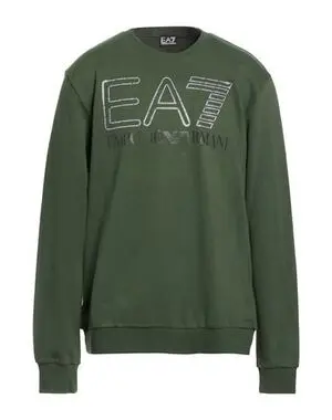 EA7 Sweatshirt Size Cotton, Elastane - Green