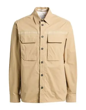 PAOLO PECORA Shirt Size Cotton - Sand