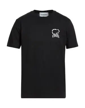 Iceberg T-shirt Jersey T-shirt Size Cotton - Black