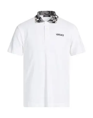 Versace Polo Shirt Size Cotton - White